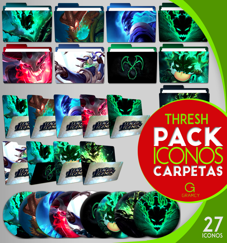 Thresh Icons - League of Legends by Gramcyyy on DeviantArt