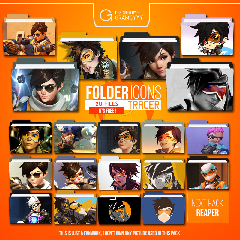 Tracer Icons - Overwatch by Gramcyyy on DeviantArt