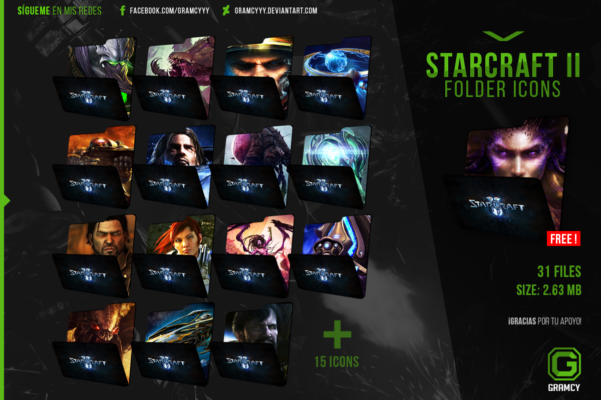 Starcraft 2 - Folder Icons [FREE] by Gramcyyy on DeviantArt