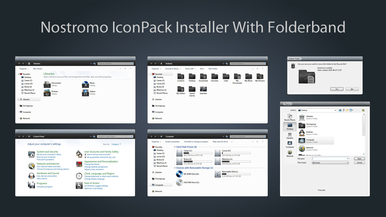 Nostromo IconPack Inst. X64 by Mr-Ragnarok on DeviantArt