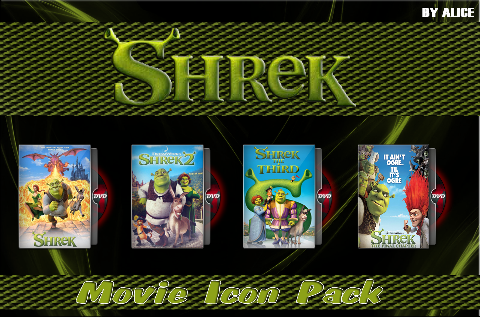 Shrek Movie Icon Pack by Alicegirl77 on DeviantArt