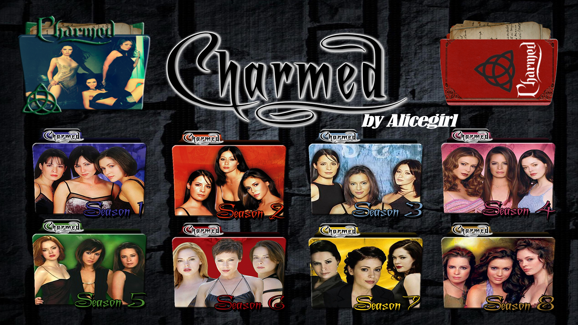 Charmed Folder Icon Pack by Alicegirl77 on DeviantArt