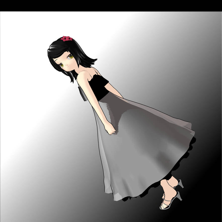 (MMD) Black Dress Rui *Download* by Ginger-Hill on DeviantArt