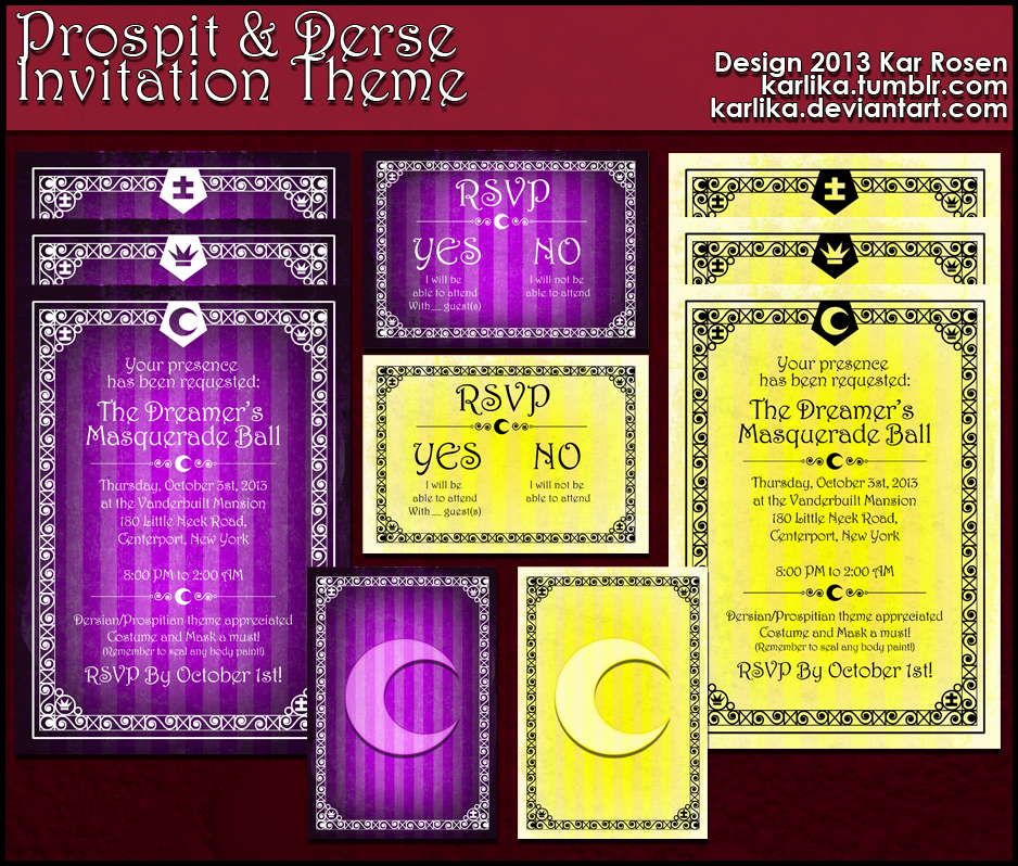 Derse - Prospit Inspired Invitation Theme by Karlika on DeviantArt