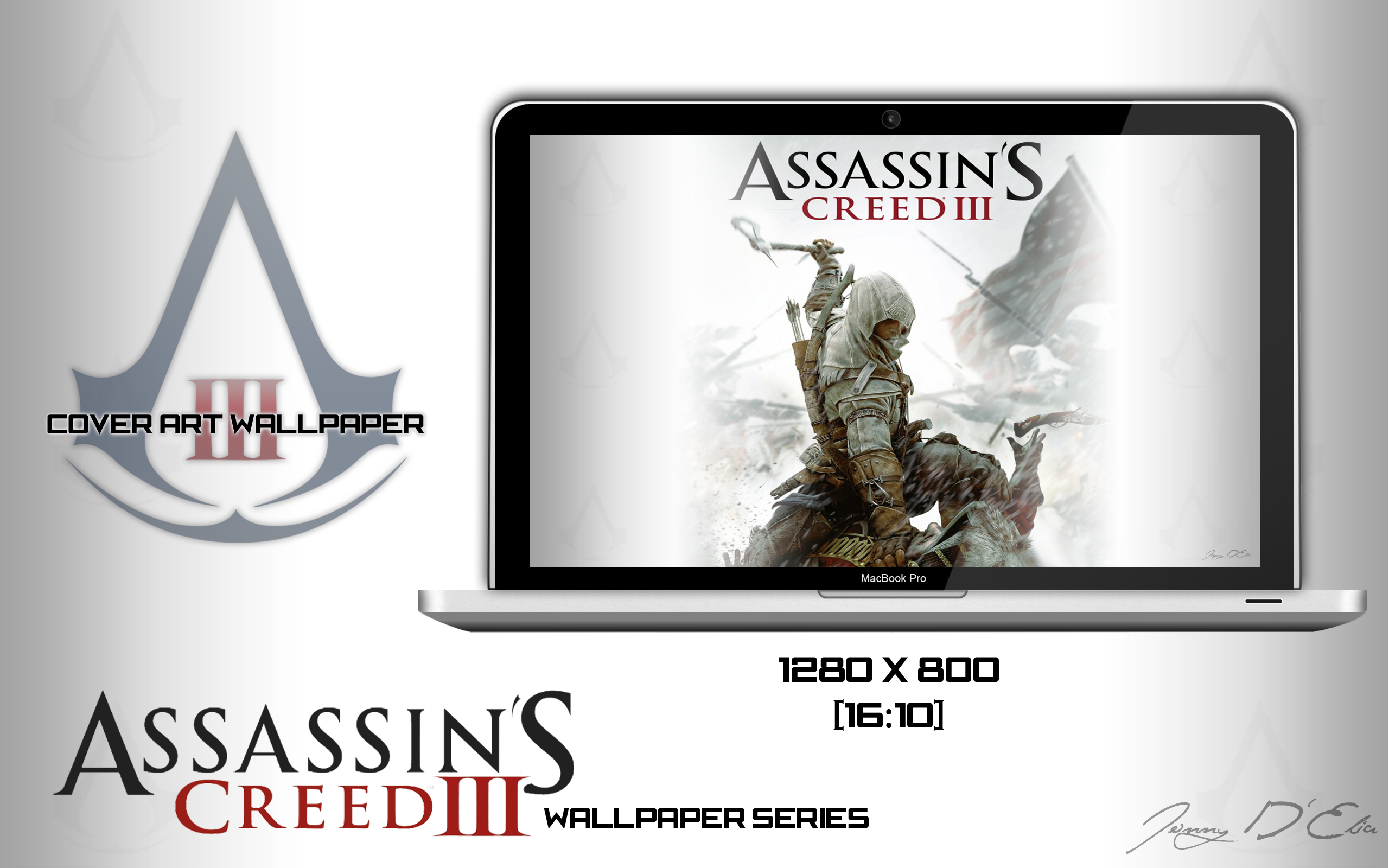 Assassin's Creed 3 Cover Art Wallpaper by tazerguy on DeviantArt