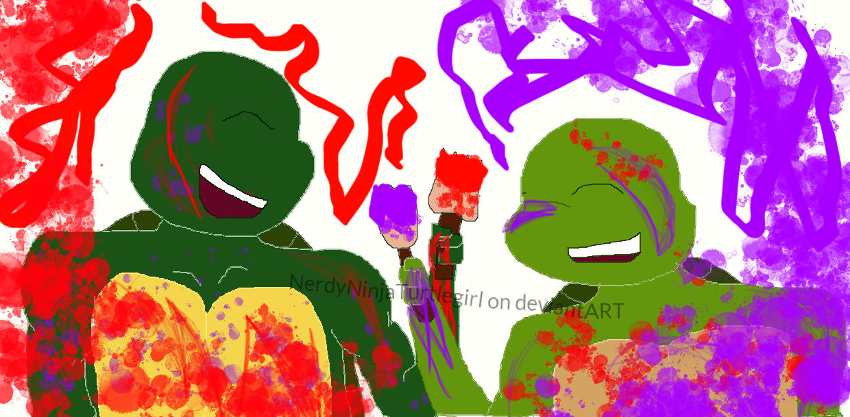 Painting Bros!!!! by AngelDonSplinterson on DeviantArt