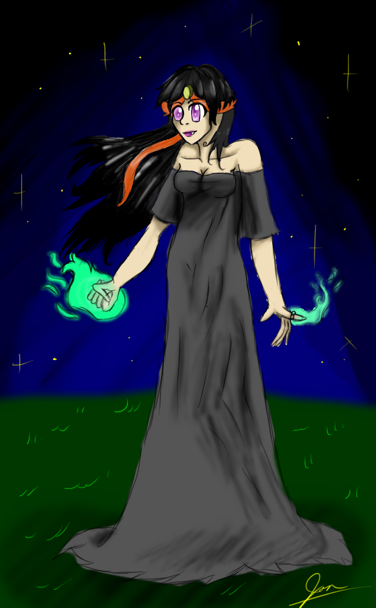 Anne in her Evening Dress by TheJMICreations on DeviantArt