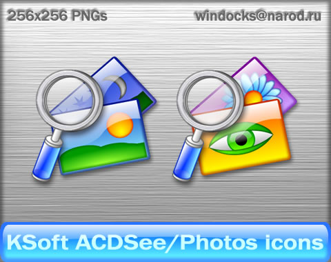 ACDSee or Photos Glossy icons by KSoft on DeviantArt
