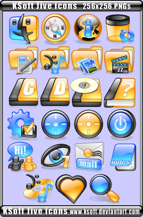 KSoft Jive Icons by KSoft on DeviantArt
