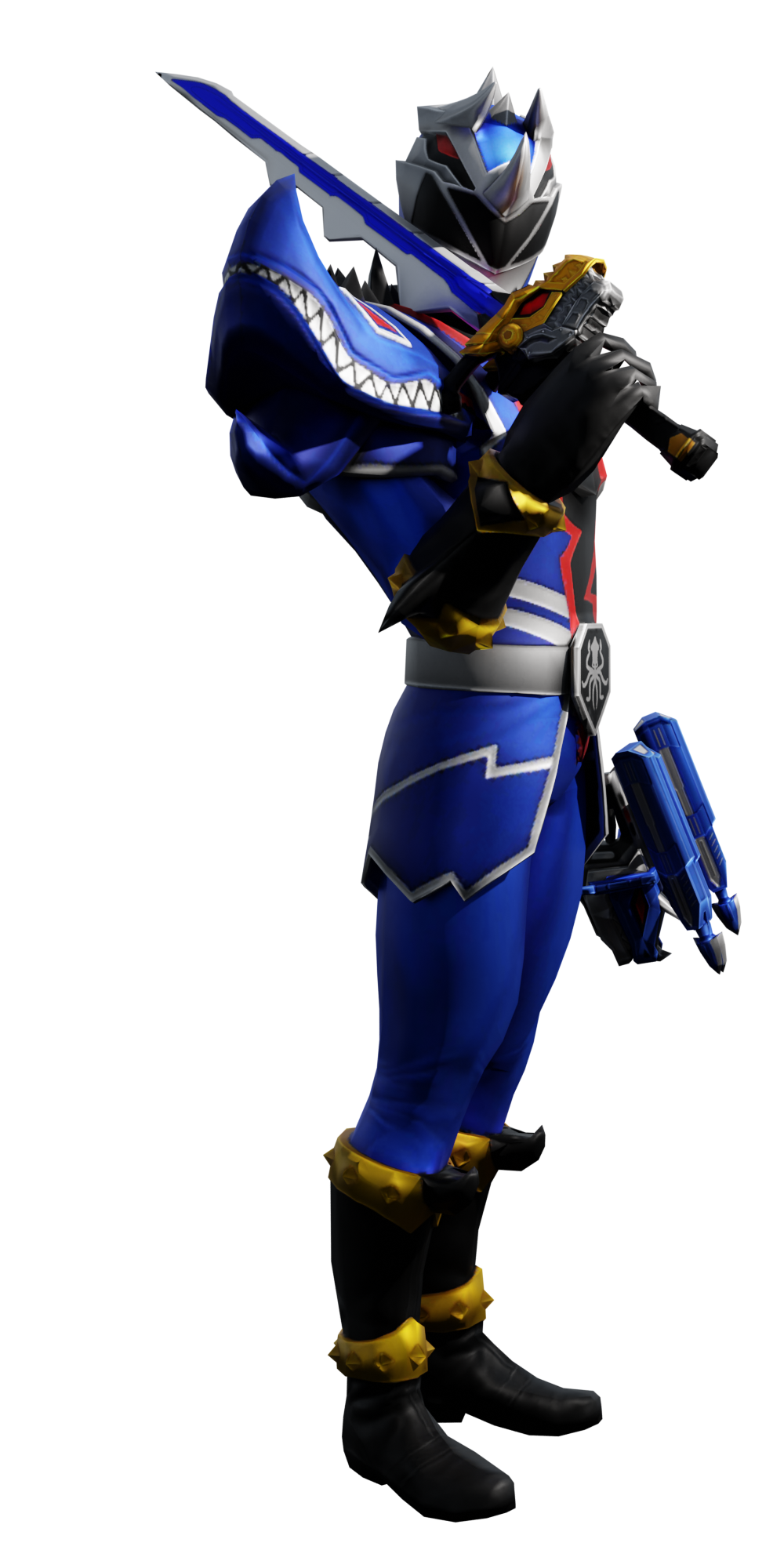 [DL] Evil Dino Fury Blue by Stradel on DeviantArt