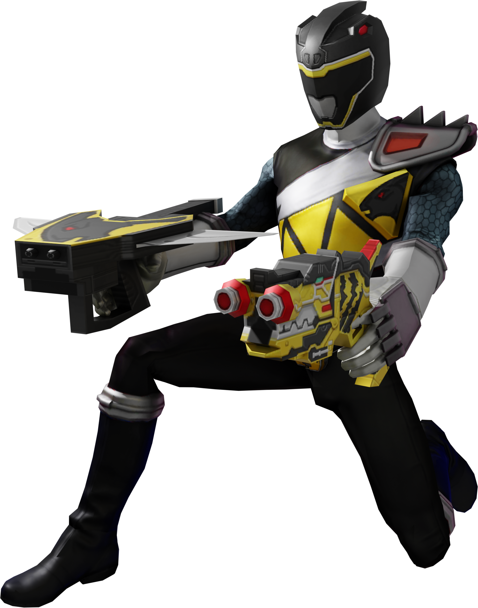 [DL] Black Dino Charge Ranger by Stradel on DeviantArt