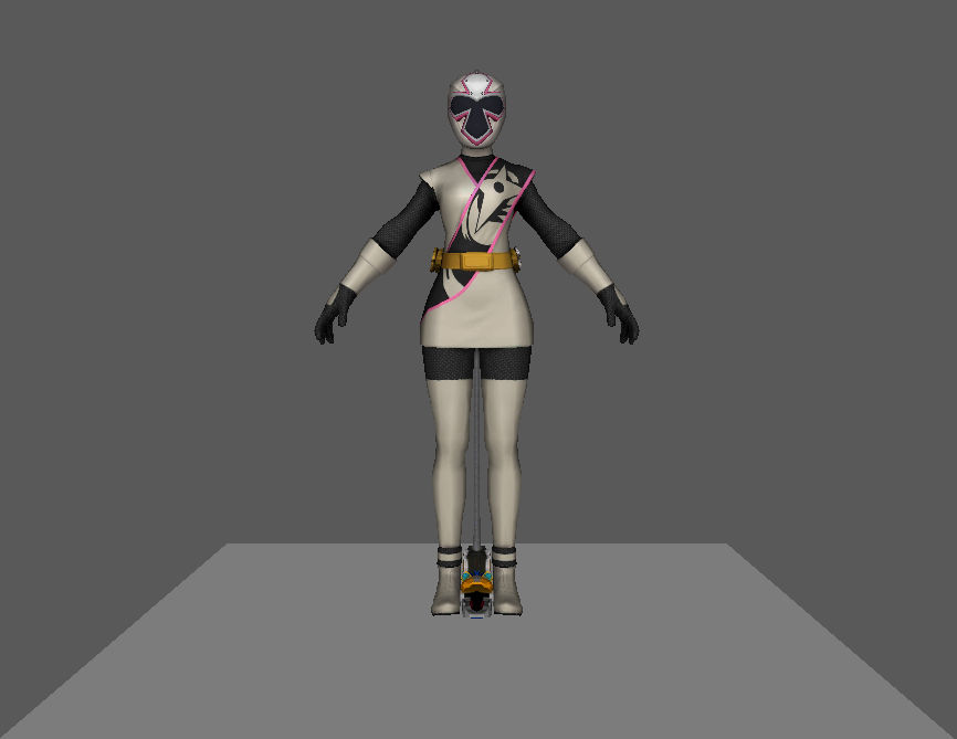 [DL|FBX] Ninja Steel White by Stradel on DeviantArt