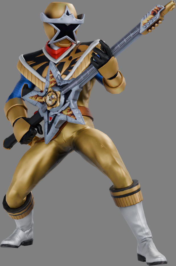 [DL|FBX] Levi Weston-Gold Ninja Steel Ranger by Stradel on DeviantArt