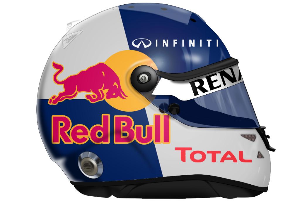 Sebastian Vettel Helmet Template by engineerJR on DeviantArt