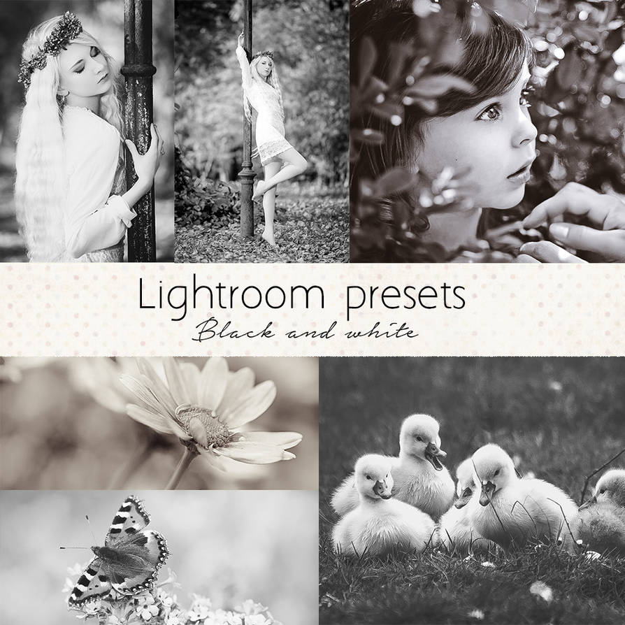 Black and white lightroom presets by Pamba on DeviantArt