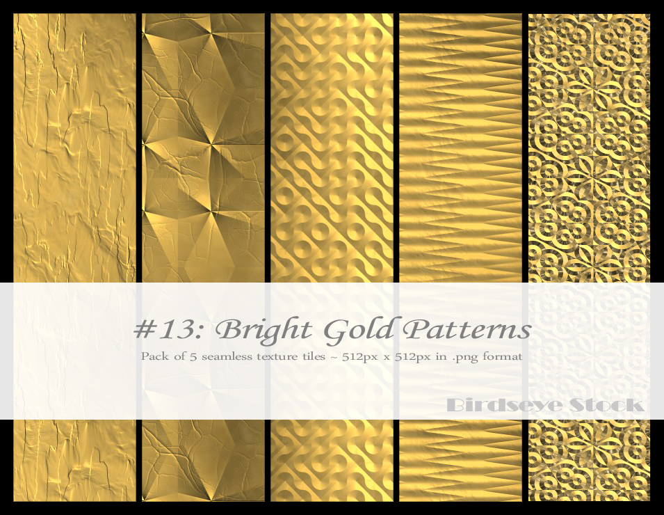 Bright Gold Patterns by BirdseyeStock on DeviantArt