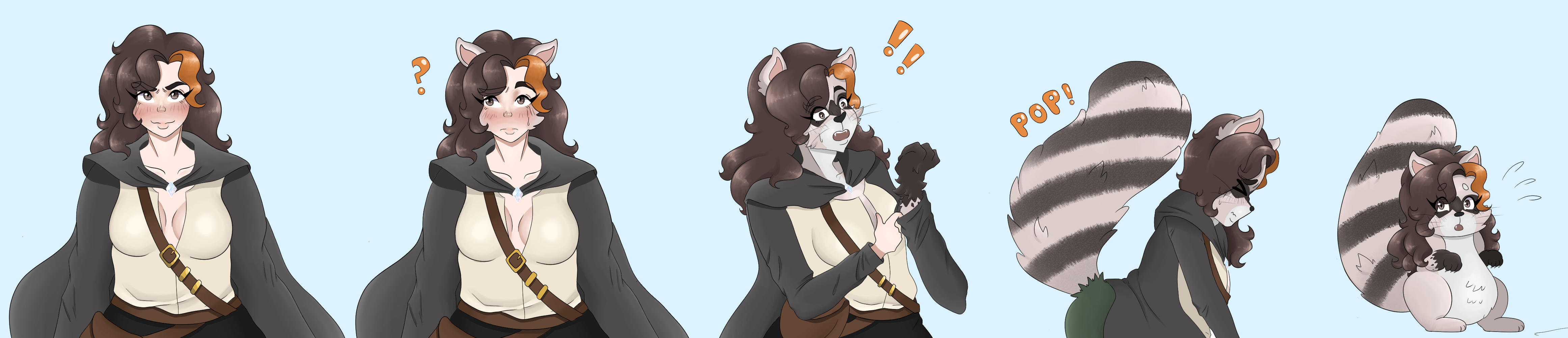 DnD rouge raccoon tf by SunnyBunnyTfs on DeviantArt