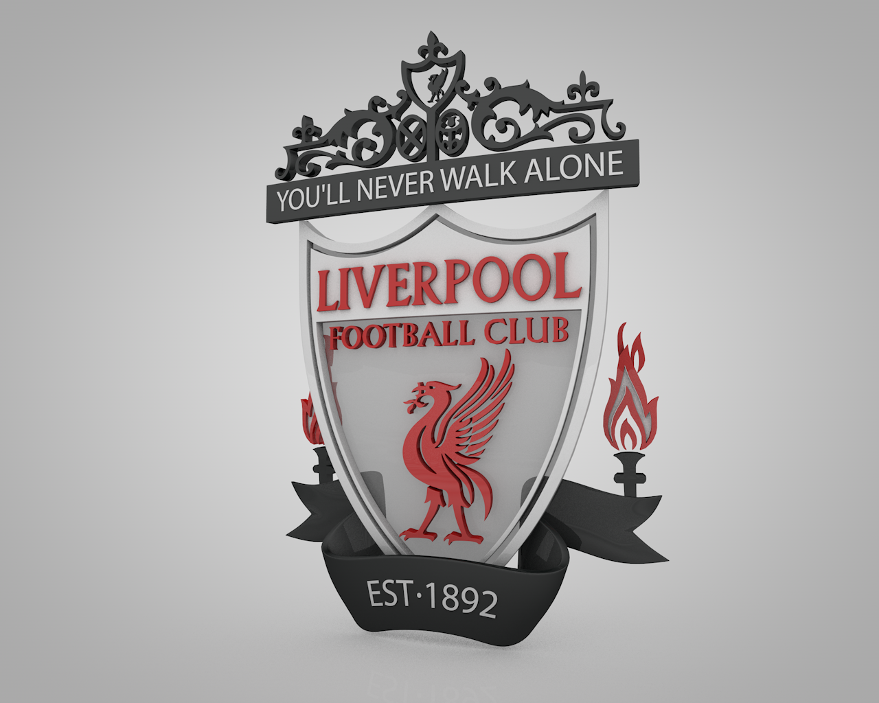 Liverpool fc 3d logo by kikiwannz on DeviantArt