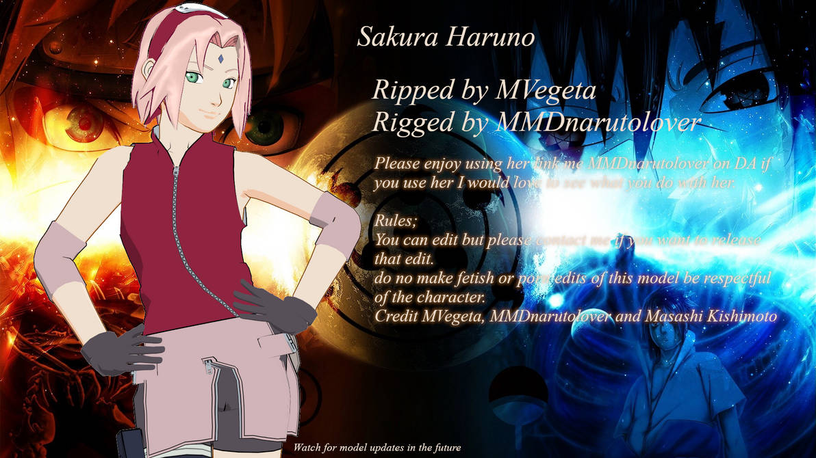MMD Sakura Haruno DL by MMDNarutolover on DeviantArt