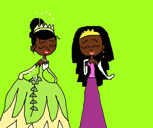 Princess Tiana Meets Princess Lylah by Mileymouse101 on DeviantArt