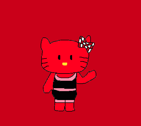 Red Hello Kitty by Mileymouse101 on DeviantArt
