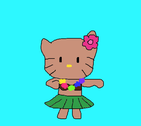 Sun Kissed Tropical Hello Kitty by Mileymouse101 on DeviantArt