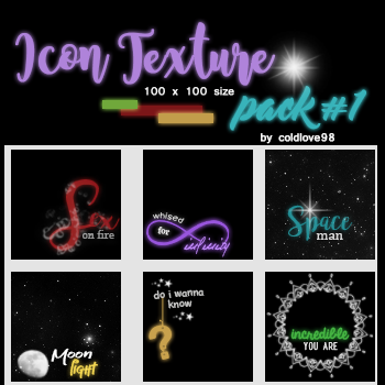 Icon Texture Pack #1 by ColdLove98 by ColdLove98 on DeviantArt