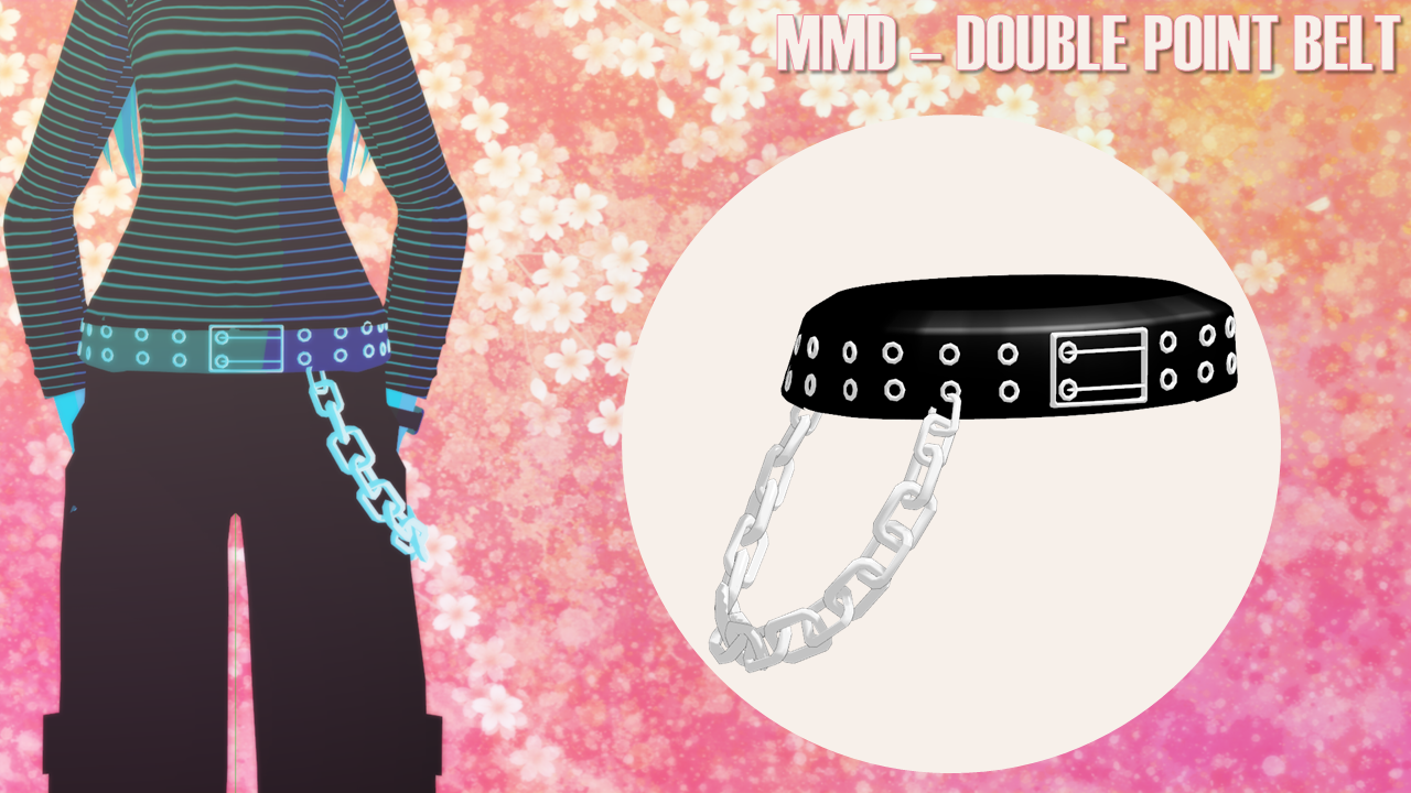 [MMD] Double point Belt [DL] by FloraRenji on DeviantArt