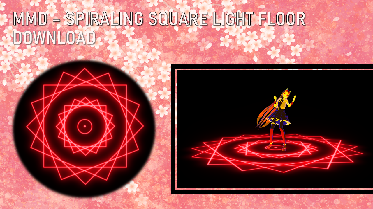 MMD Spiraling Square Light Floor [18/36] by FloraRenji on DeviantArt