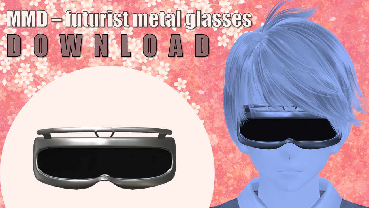 MMD-futurist metal glasses by Flora Renji by FloraRenji on DeviantArt