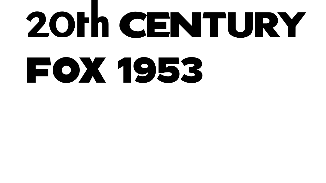 TCF 1953 Font by OLIVERNOTLOG on DeviantArt