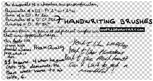 7_handwriting_brushes_by_vers by vvvers on DeviantArt