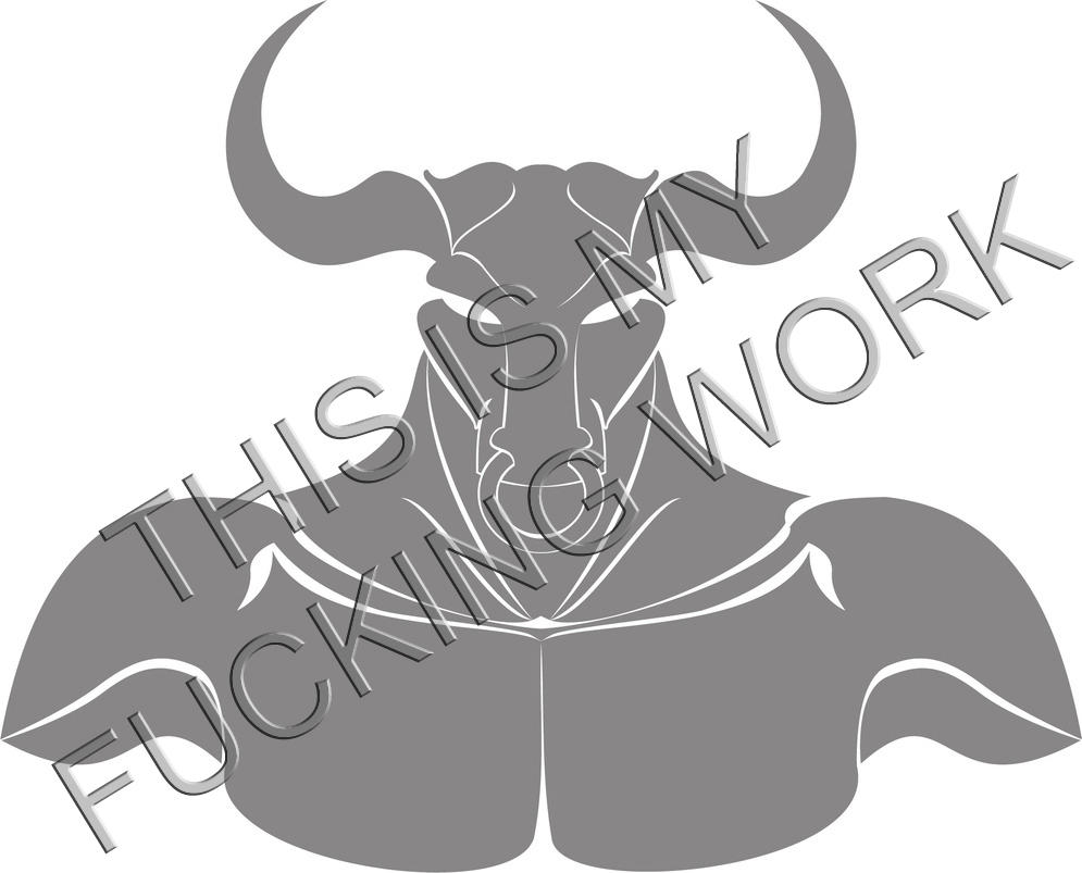 Minotaur vector by bapabst on DeviantArt