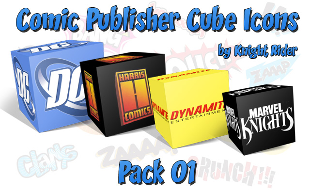 Comic Publisher Cube Icons-01 by KnightRider-SQ on DeviantArt