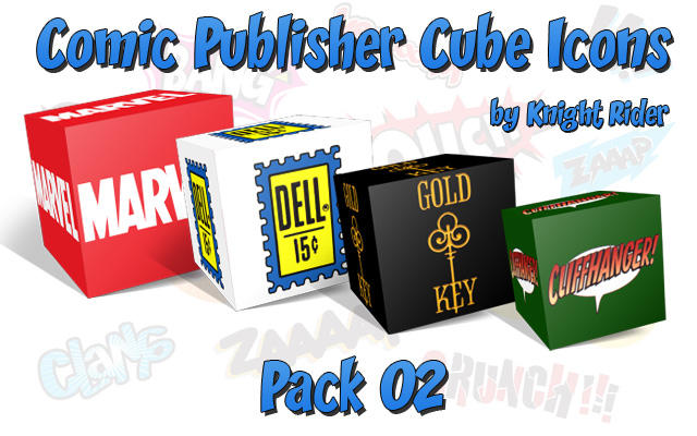 Comic Publisher Cube Icons-02 by KnightRider-SQ on DeviantArt