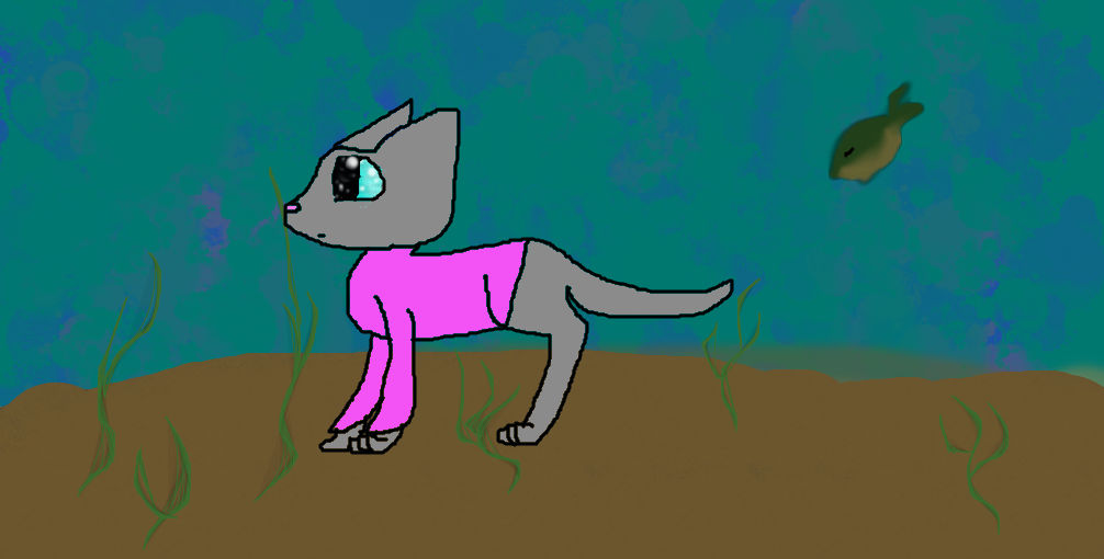 Underwater cat by TheOnlyMeeper on DeviantArt