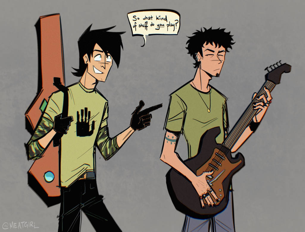 THE RAMONE GUITARIST AND THE HUNTINGTON GUITARIST by StevenStayner on ...