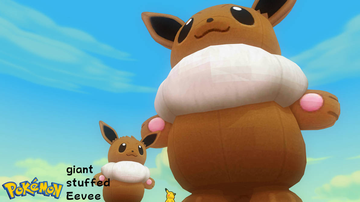 [MMD model] giant stuffed Eevee DL by BobaWitchChronicles on DeviantArt