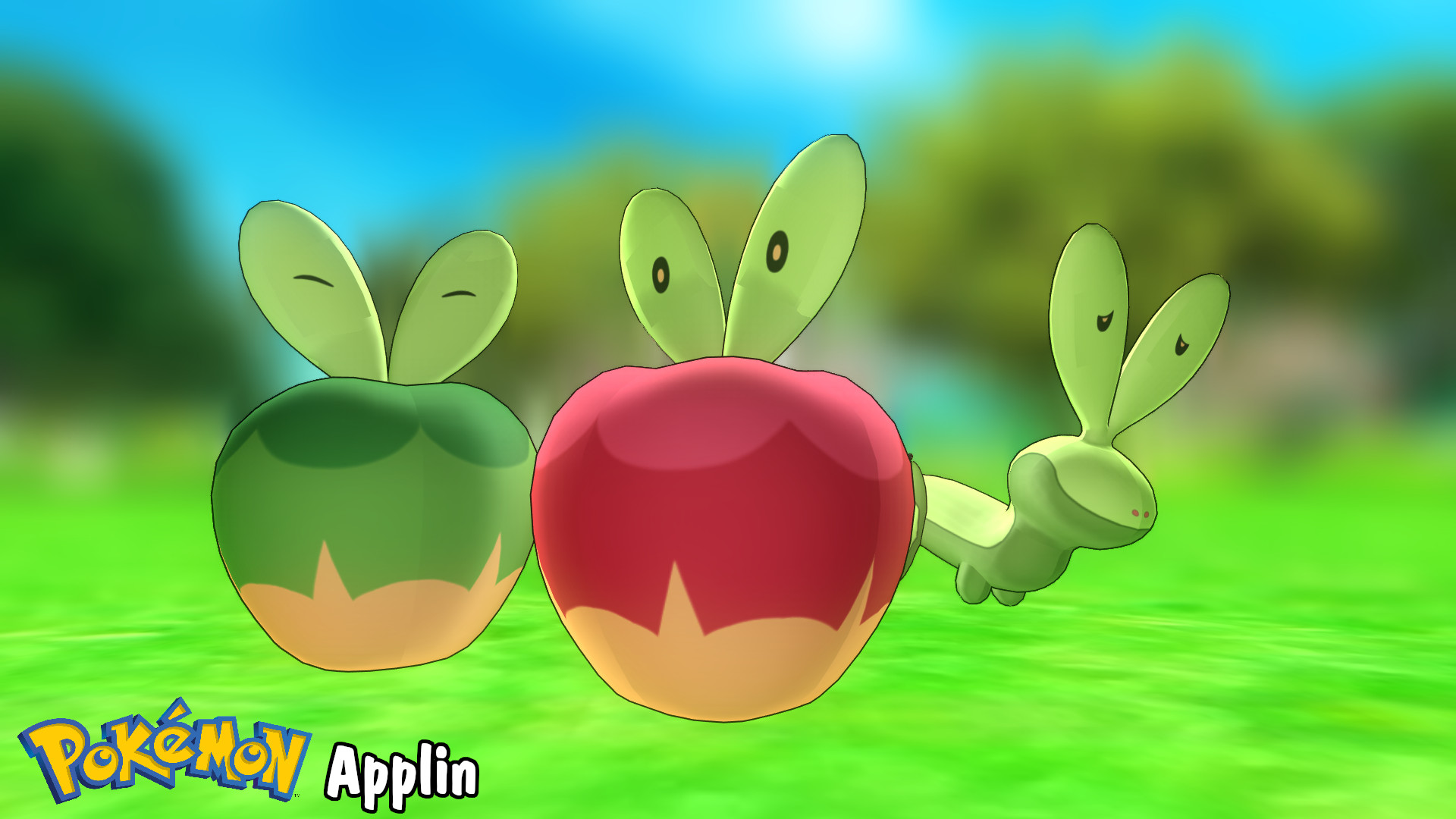 [MMD DL] Applin by BobaWitchChronicles on DeviantArt