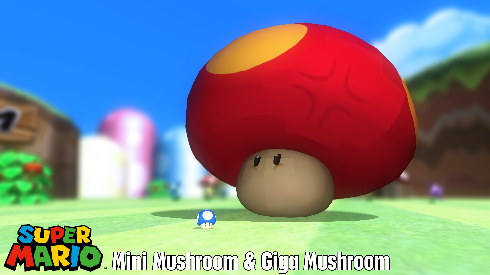 [MMD DL] Mini Mushroom and Giga Mushroom by creatingsmygame on DeviantArt