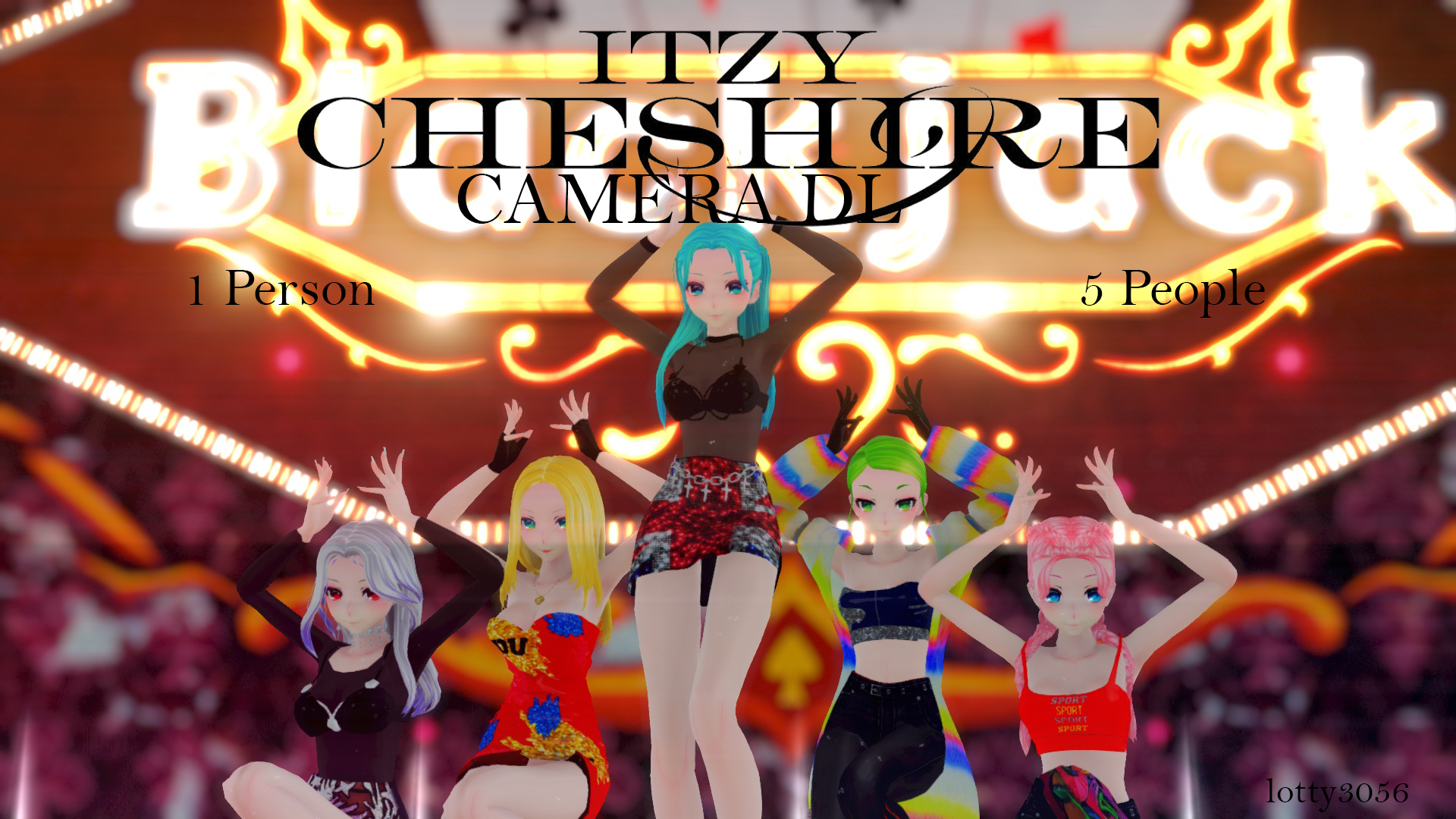 [MMD] Cheshire ITZY Camera (1 person and 5 people) by lotty3056 on ...