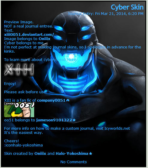 Cyber Skin by John117-MasterChief on DeviantArt