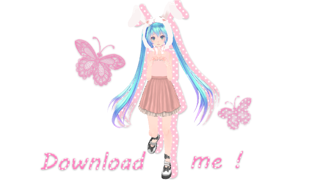 TDA Miku rabbit-Dl by mmd-neko123 on DeviantArt