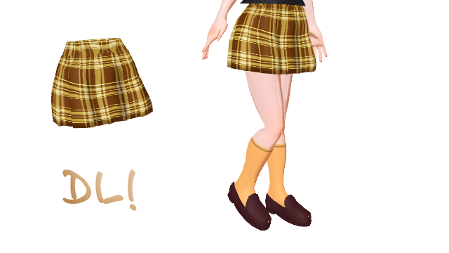 School Skirt - DL! by mmd-neko123 on DeviantArt
