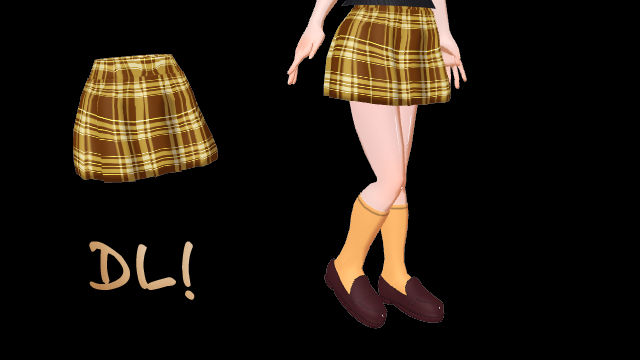 School Skirt - DL! by mmd-neko123 on DeviantArt