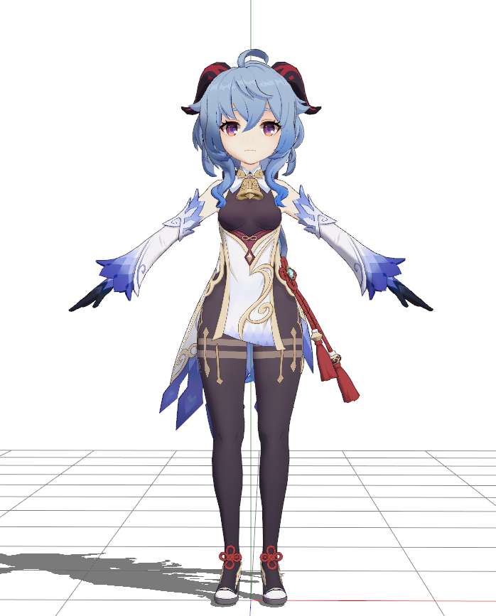 Small Ganyu MMD Model DL by cotacota101 on DeviantArt