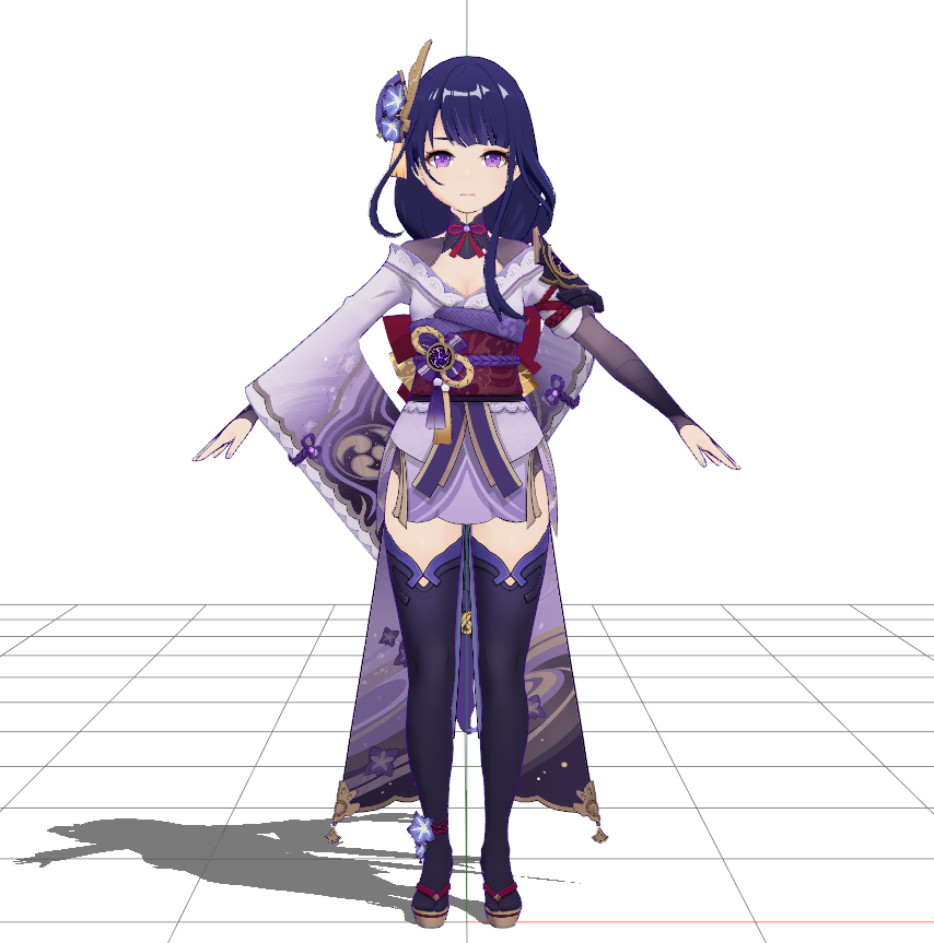 Small Raiden Shogun MMD Model DL by cotacota101 on DeviantArt