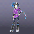 Sheena (wireframe) - 3D Rotation by Estefanoida on DeviantArt