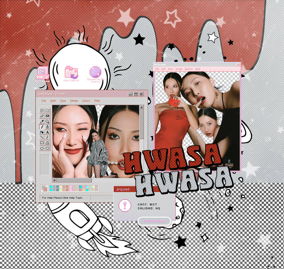 [PNGPACK] MAMAMOO - HWASA FOR VALENTINO BEAUTY VG by navh on DeviantArt
