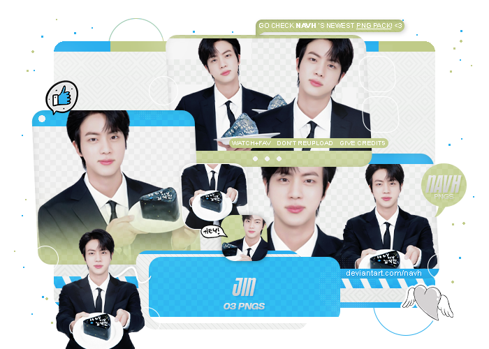 [PNGPACK] BTS - JIN FOR WEVERSE JIN DAY by navh on DeviantArt